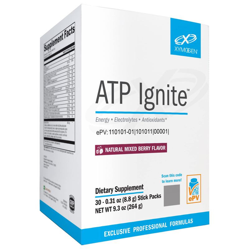 XYMOGEN ATP Ignite Revitalizing Energy Drink Powder - Supports ...