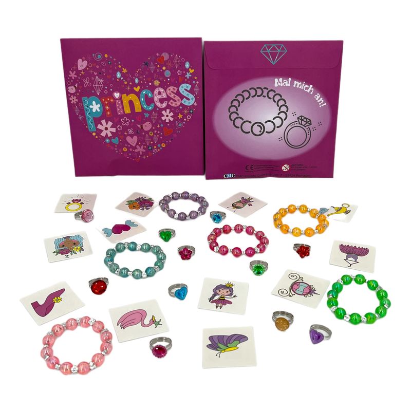 CMC imports Guest Gift Princess Gift Bags Filled with 3 Toys Bracelet ...