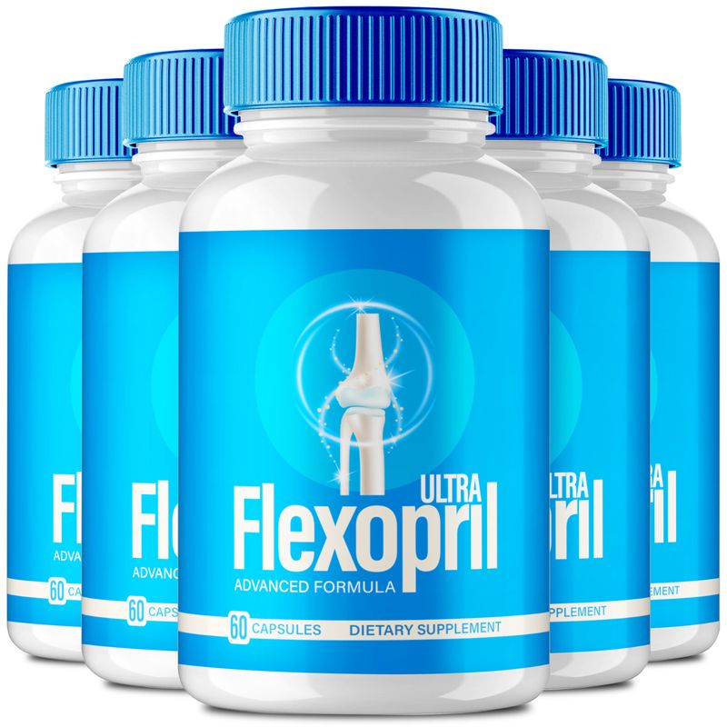 (5 Pack) Flexopril Ultra Joint Capsules, Advanced Joint & Bone Relief ...