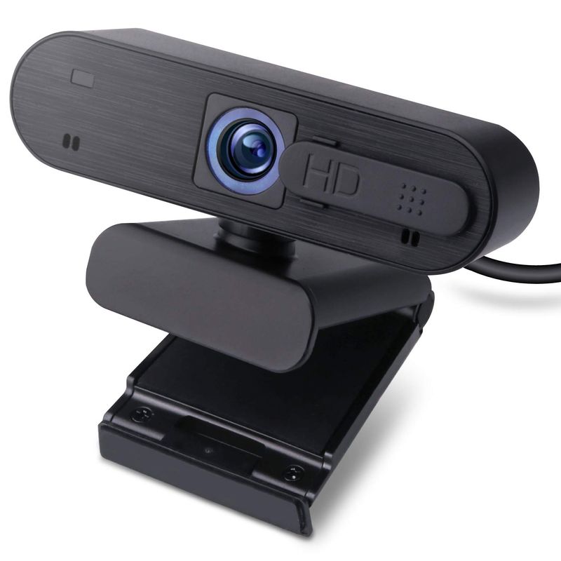 Elecom UCAM-C820ABBK Web Camera, Full HD, 1080p, 30FPS, 2 Megapixels ...