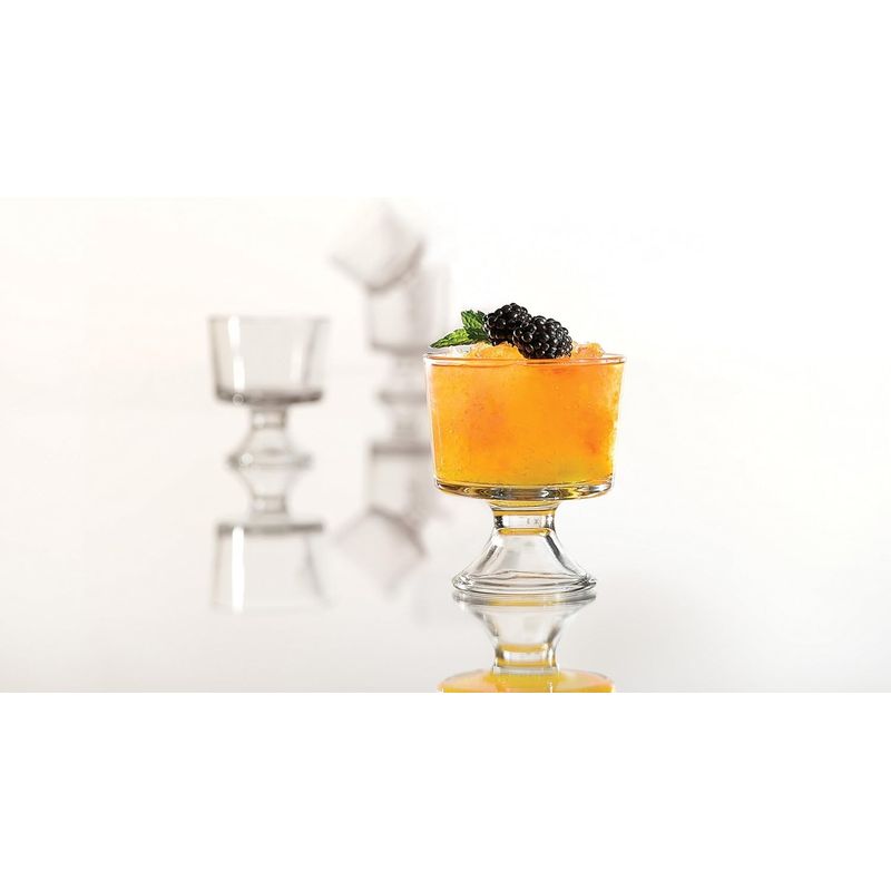 Chabrias Ltd 8 Pack Sundae Glasses - 10oz (296ml) Crystal Clear Glass ...