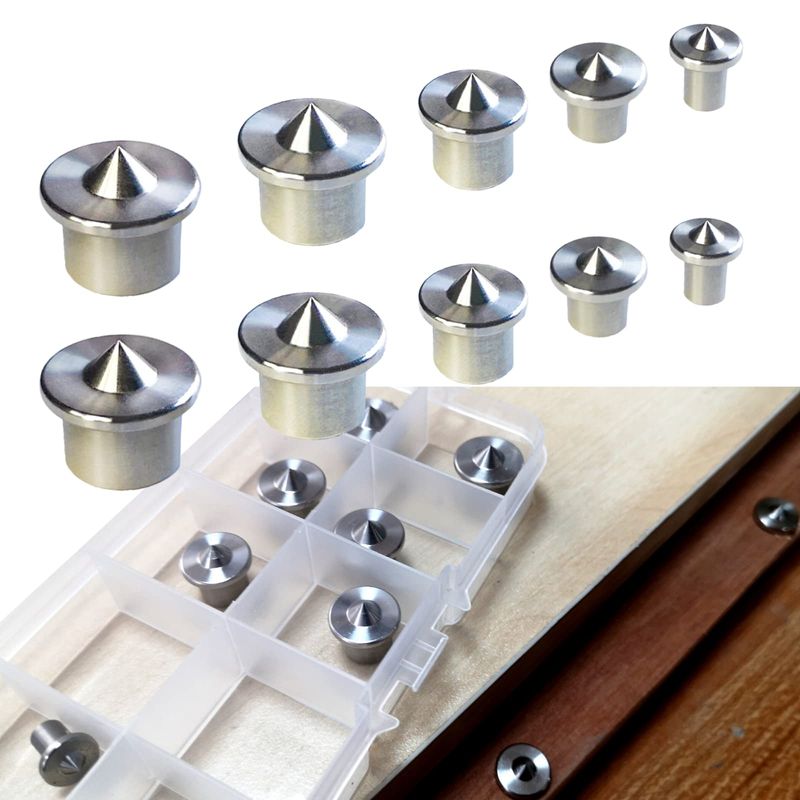 Dowel Centers, Stainless Steel Dowel Center Transfer Plugs 10PCS with 5 ...
