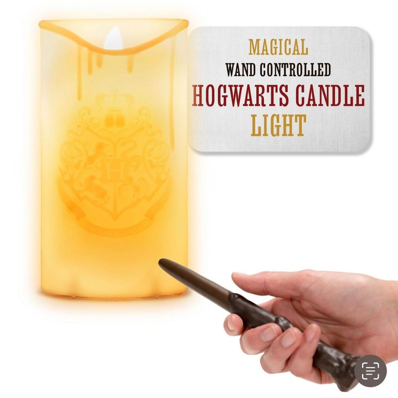 Paladone Harry Potter Hogwarts LED Candle with Wand Remote - Officially ...