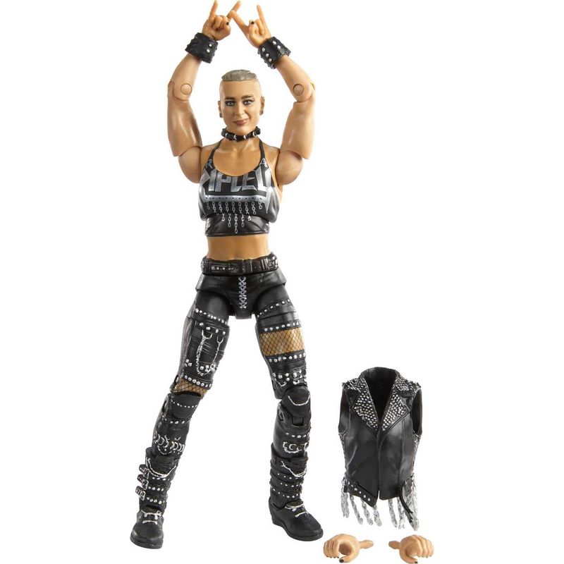 WWE Rhea Ripley Elite Collection Action Figure, 6-in/15.24-cm Posable ...