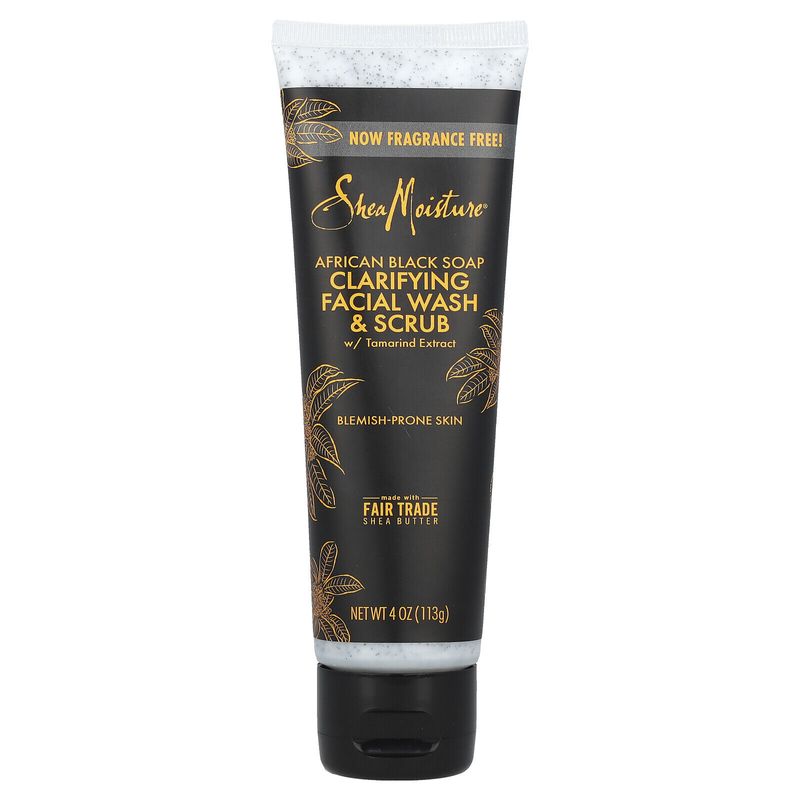 Clarifying Facial Wash & Scrub With Tamarind Extract, African Black ...