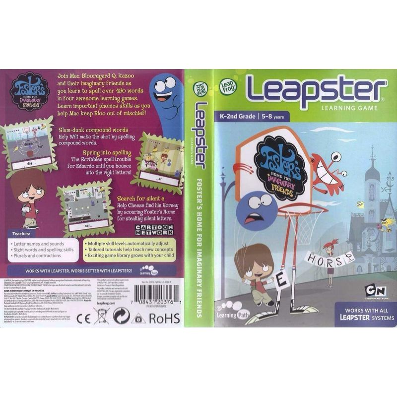 Leapfrog Leapster Learning Game: Foster's Home for Imaginary Friends ...
