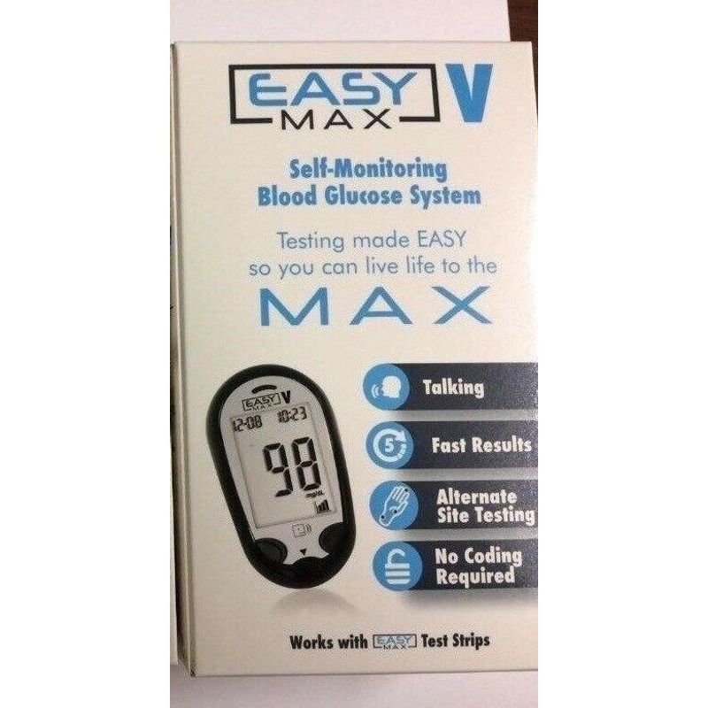 EASYMax Blood Glucose monitoring Talking system No Coding. - Online ...