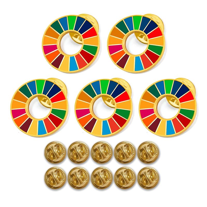 SDGs Badge SDGs Pin Batch 1.0 inch (25 mm) Lapel Pin Batch Perfect for ...