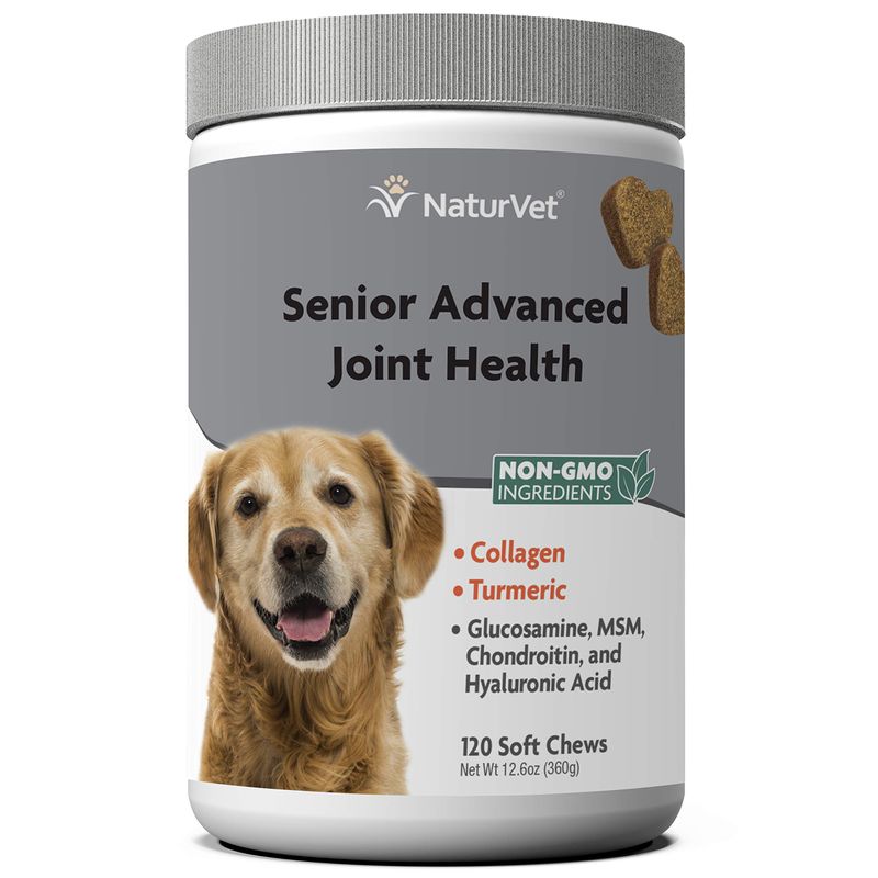 NaturVet Senior Advanced Joint Health Dog Supplement – Includes ...