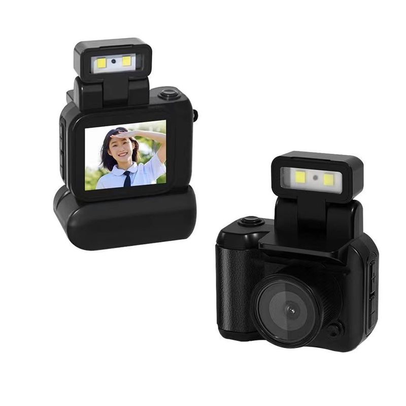 Gugxiom Mini Portable Camera, 1080P 2MP, Black, Keychain Camera ...