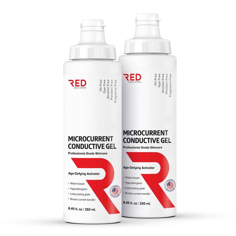 Microcurrent Conductive Gel, 8.45 fl oz - Long-Lasting, Non-Greasy ...