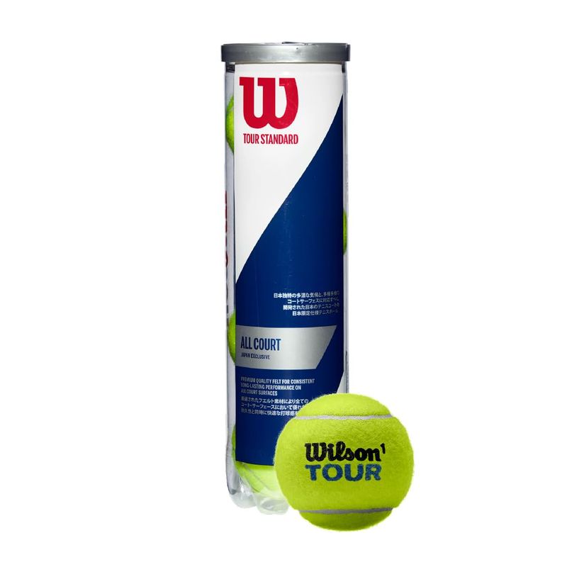 Wilson WRT103800 Hard Tennis Ball, Tour Standard, Officially Licensed I ...