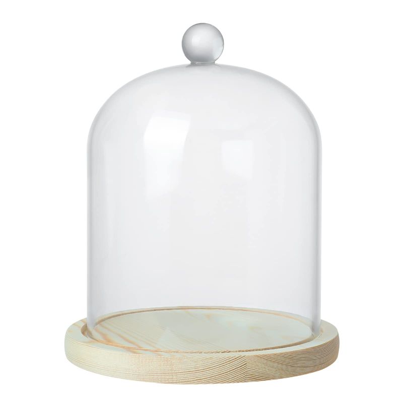 Clear Cloche Glass Dome,Glass Cloche to Cover Plants and Decorations ...