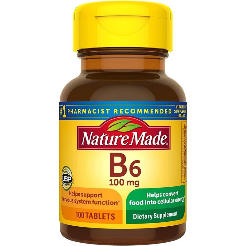 Nature Made Vitamin B6 100 mg Tabs, 100 tab - Online Marketplace ...