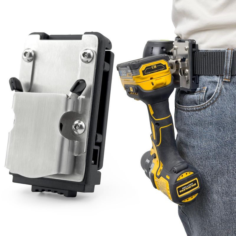 otuiaim Drill Holster for Belt - Clip-on Tool Belt Holder, Toughbuilt ...