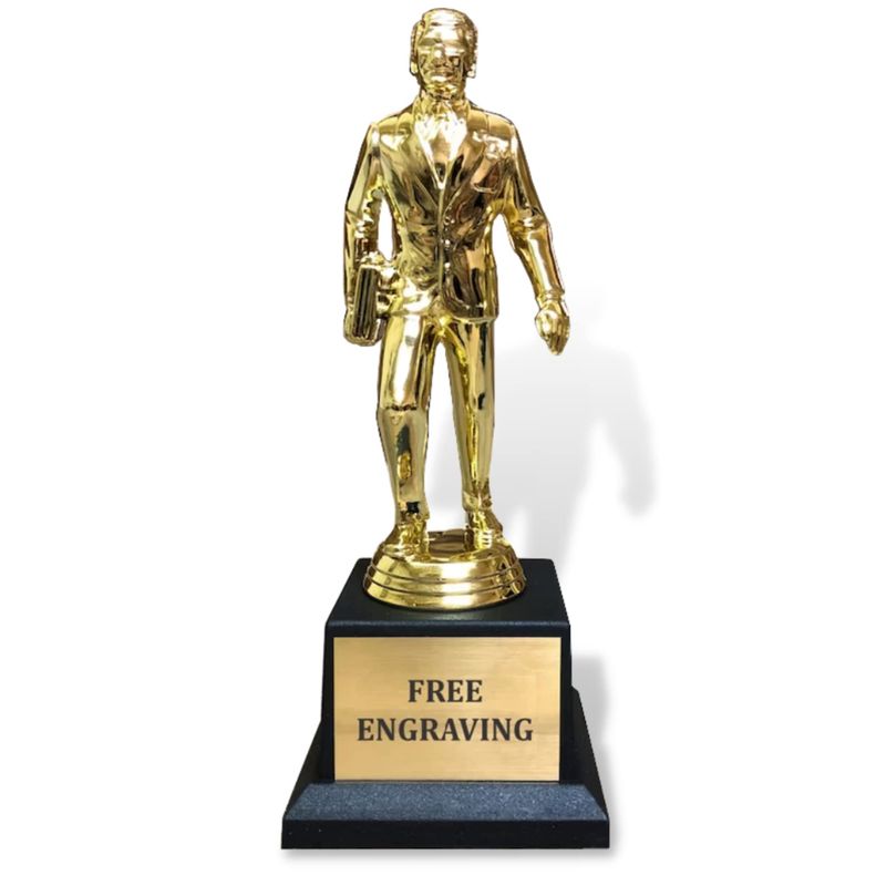 Dundie Award Trophy | Funny Recognition Trophy for Boss or Coworkers ...