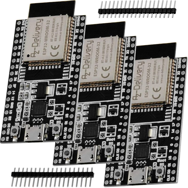 AZDelivery ESP32 Dev Kit C V4 NodeMCU ESP32 WROOM-32 WLAN/WiFi ...