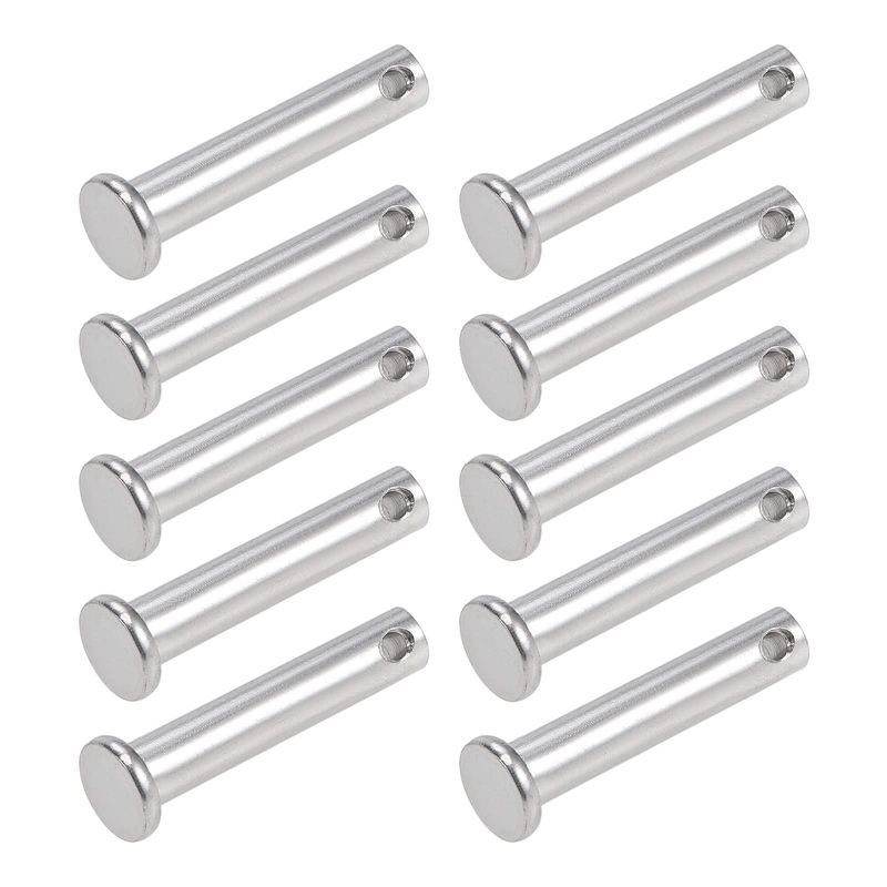 METALLIXITY 10pcs 8mm x 40mm Single Hole Flat Head 304 Stainless Steel ...