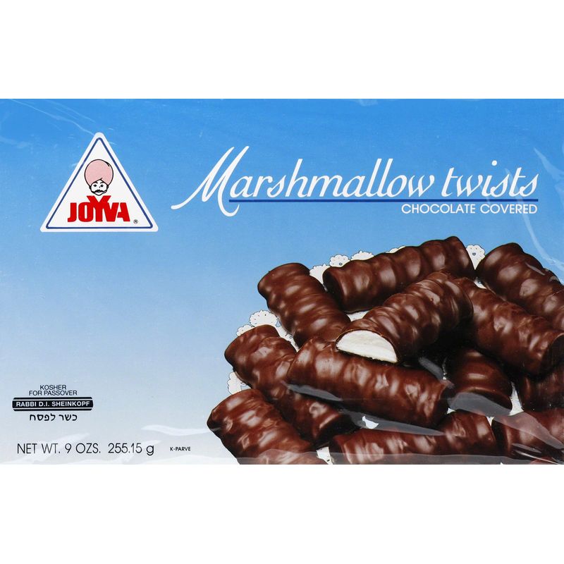 Joyva Marshmallow chocolate Covered Twists, 9 Ounce (Pack of 1 ...