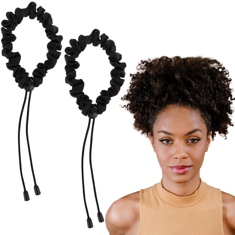 2Pcs Adjustable Hair Ties, Hair Ties for Thick, Length and Lock Hair ...