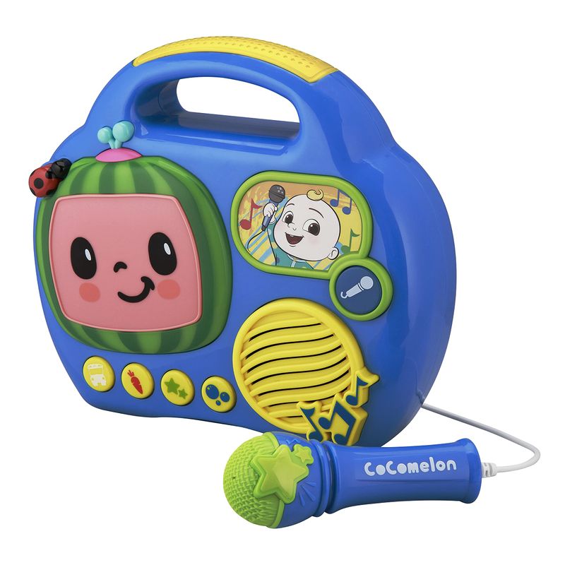 KIDdesigns Cocomelon My First Sing-Along Toddler Boombox with Built in ...