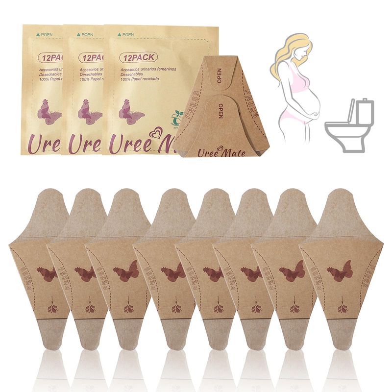 KASESSS 36 Pcs Female Urinal, Disposable Paper Female Urination Device ...