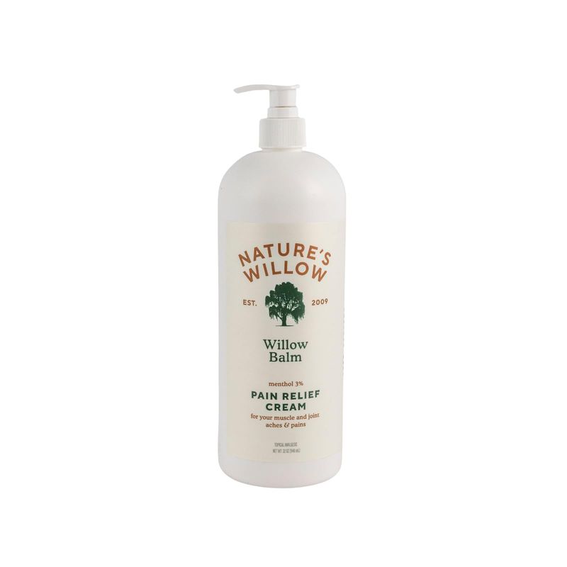 Nature's Willow Willow Balm Natural Pain Relief Cream for Muscles ...