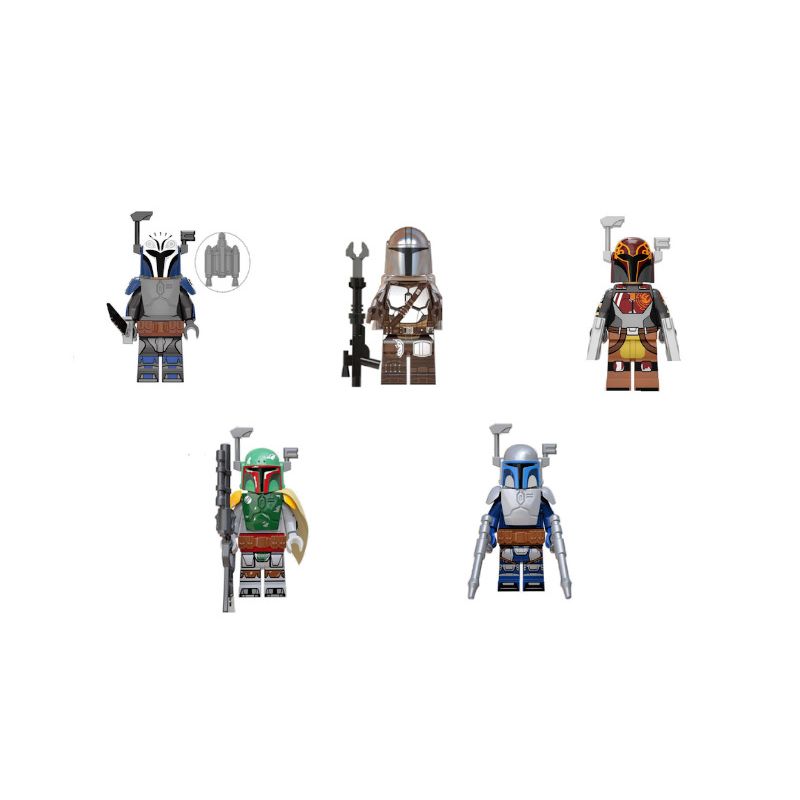 Mandalorian Figure Lot (5 figure set) - Online Marketplace - EveryMarket