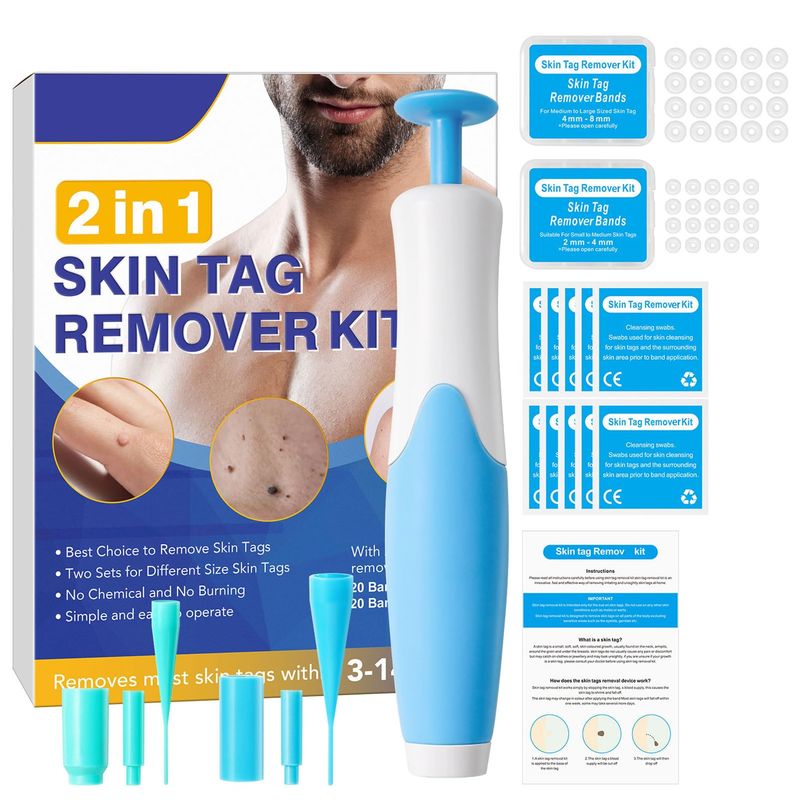 2 in 1 Skin Tag Remover-Auto Micro Skin Tag Remover Kit-Removal Kit ...
