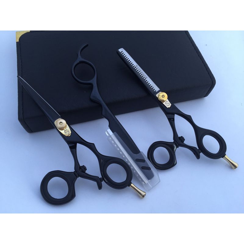 5.5" Professional Barber Razor Edge Powder Coated Hair Cutting and ...