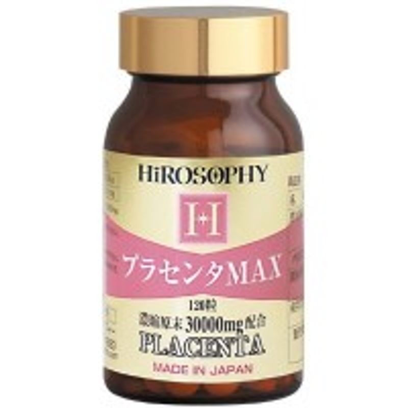 HiROSOPHY Hirosophy Placenta MAX Tablet Type 120 tablets - EveryMarket