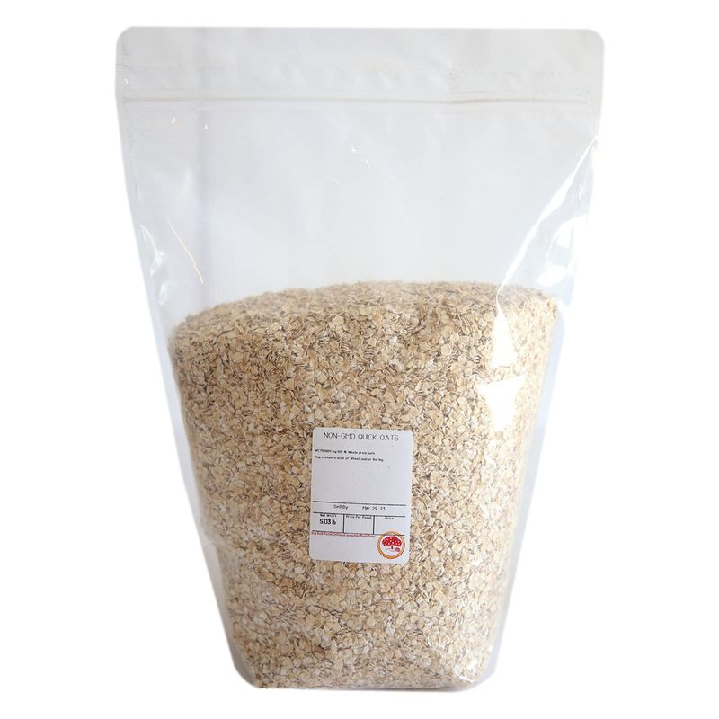 Kauffman Orchards Quick Oats In Bulk, Non-GMO, 5 Lb. - Online ...