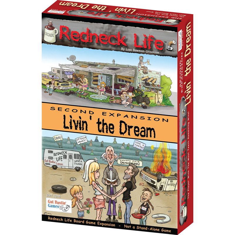 Gut Bustin' Games Livin' The Dream!: Redneck Life Board Game Expansion ...