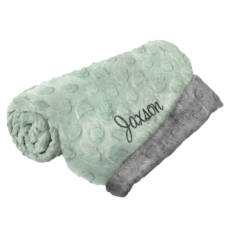 berry bebe Personalized Baby Blankets for Baby Boy, Plush and Luxurious ...