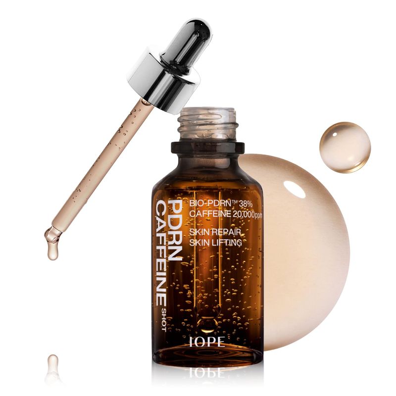 IOPE Official Iope PDRN Caffeine Shot Serum, 1.0 fl oz (30 ml), Ampoule, Skin Caffeine, Hali ...