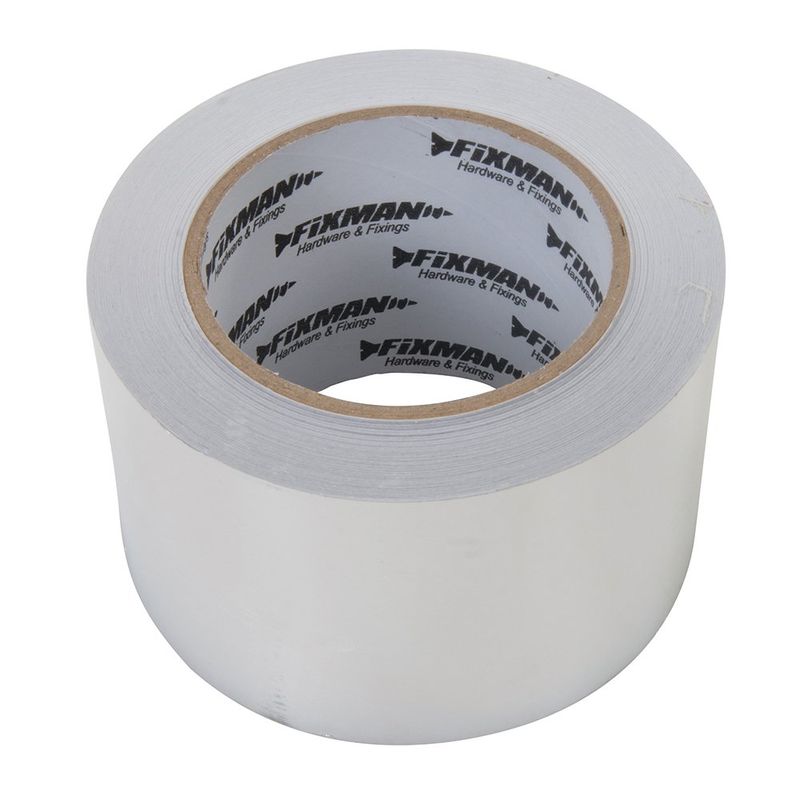 Loops 75mm x 45m Aluminium Foil Tape - Insulation/Underlay Jointing ...
