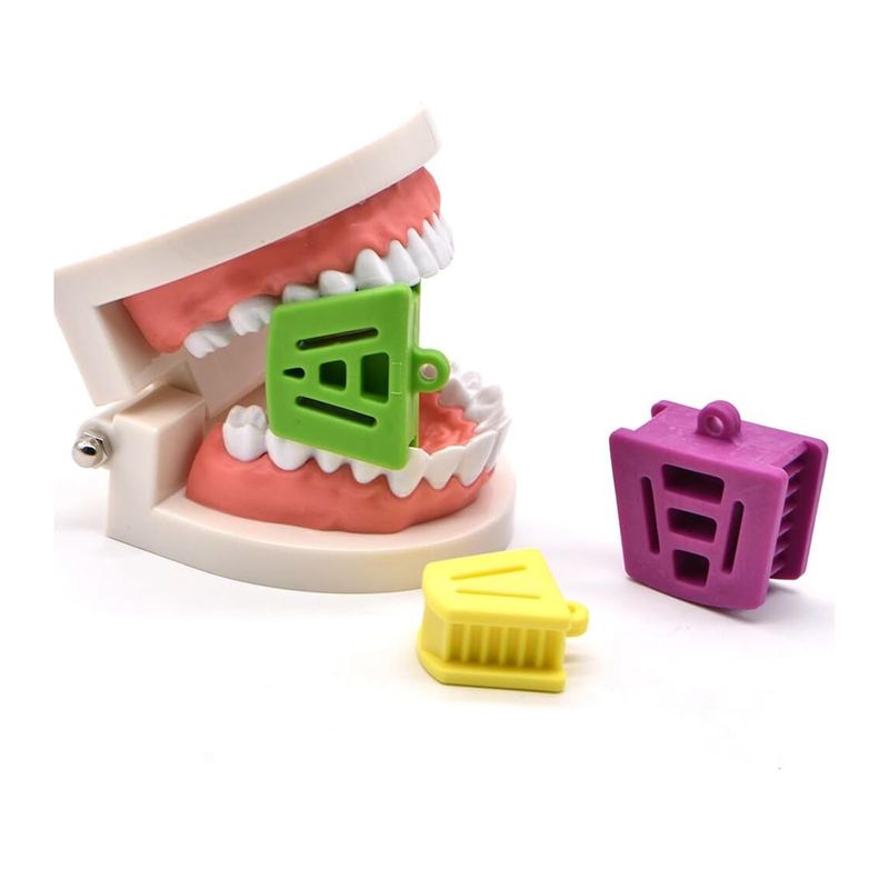 MIBICIRI 6pcsDental Bite Blocks,Dental Occlusal Pad,Mouth Prop Support ...