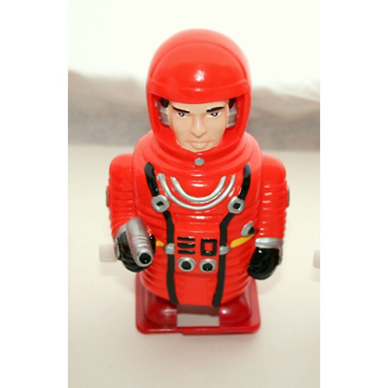 Retro Robot Spaceman Ray Gun Astronaut Wind-Up Walking Figure Comet ...