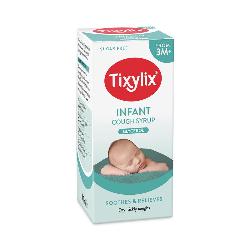 Tixylix Baby's Blackcurrant Dry and Tickly Cough Syrup 100ml, Sugar and ...