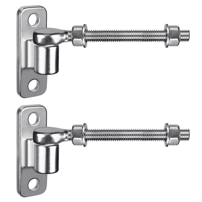 Insaga 6'' J Bolt Gate Hinge, Heavy Duty Gate Hinge for Wood Fence, One ...