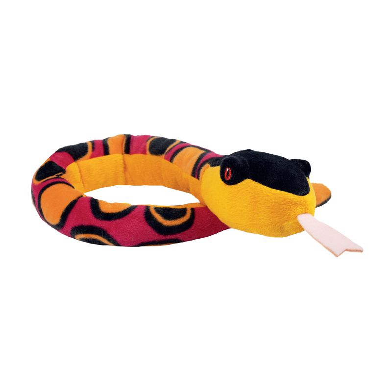 EcoBuddiez Sssnakes - Rainbow Boa from Deluxebase. Small 70cm Soft Toy ...