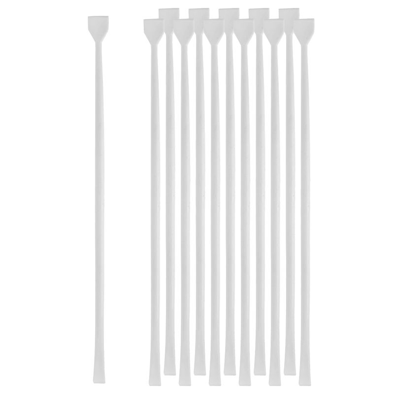 EISCO 12PK Lab Stirring Rods - Spatula Ends - Policeman Stir Rods ...