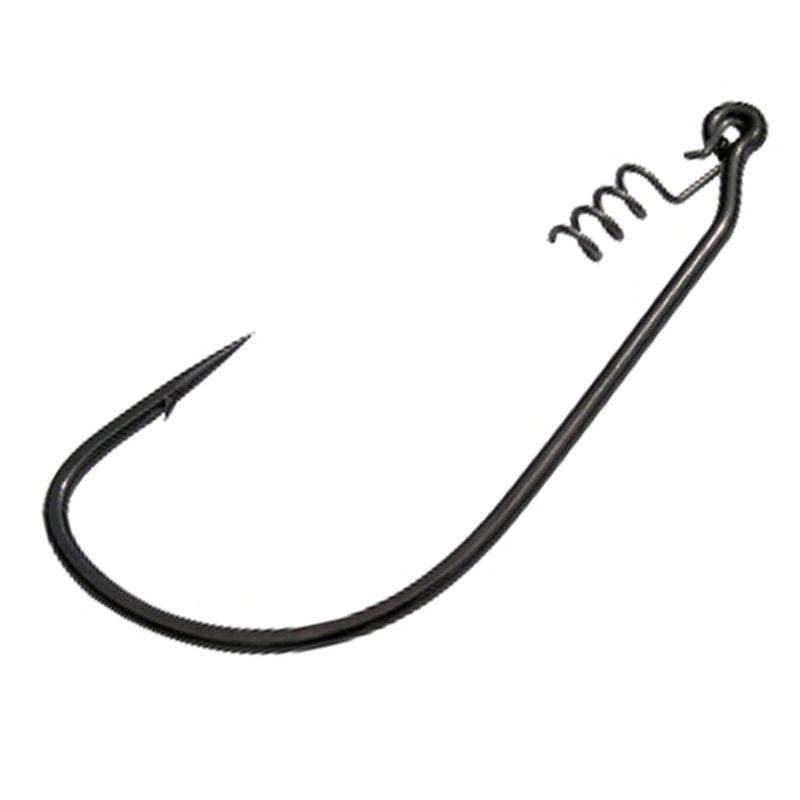 Gamakatsu Super Line Spring Lock - Offset Hook with Screw Spiral for ...