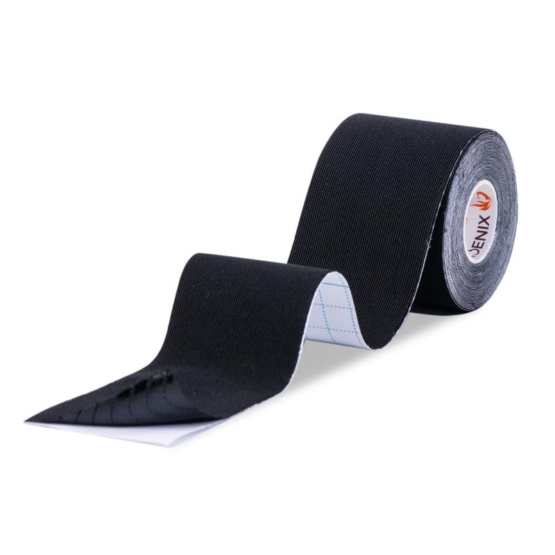 Kinesiology Sports Tape Black | 5m Roll of Muscle Support Tape | Water ...