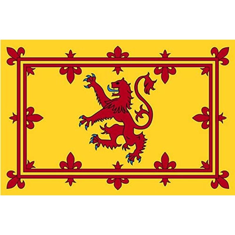 Scotland Rampant Lion Flag - Set of 2 –Stitched - Collectable Medium ...