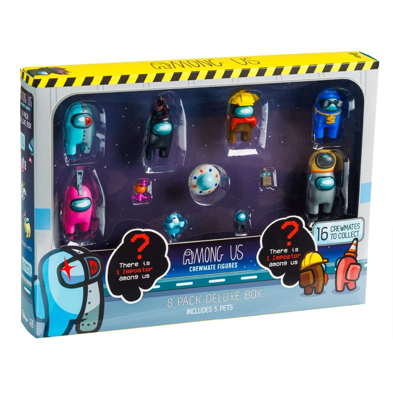 Among Us Action Figures Series 3 - Pack of 8 Collectible Figurines ...