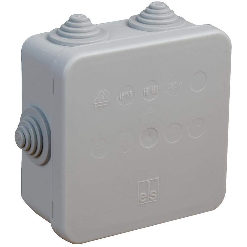 IP54 JUNCTION BOX 85X85X42MM Enclosures & 19" Cabinet Racks Enclosures ...