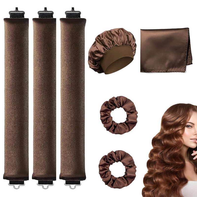 7 Piece Set, Heatless Blowout Rods, Overnight Blowout Rods, Blowout ...