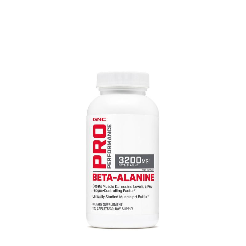 GNC Pro Performance Beta-Alanine, 120 Tablets, Supports Muscle Function ...