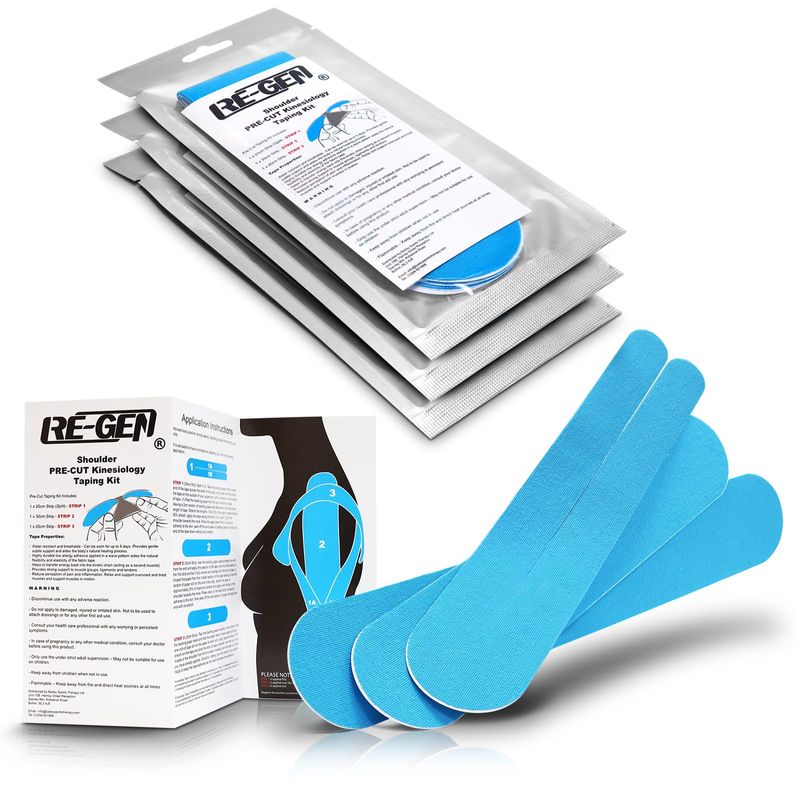 Triple Pack | 3 Applications | RE-GEN Pre Cut Shoulder Joint Pain ...